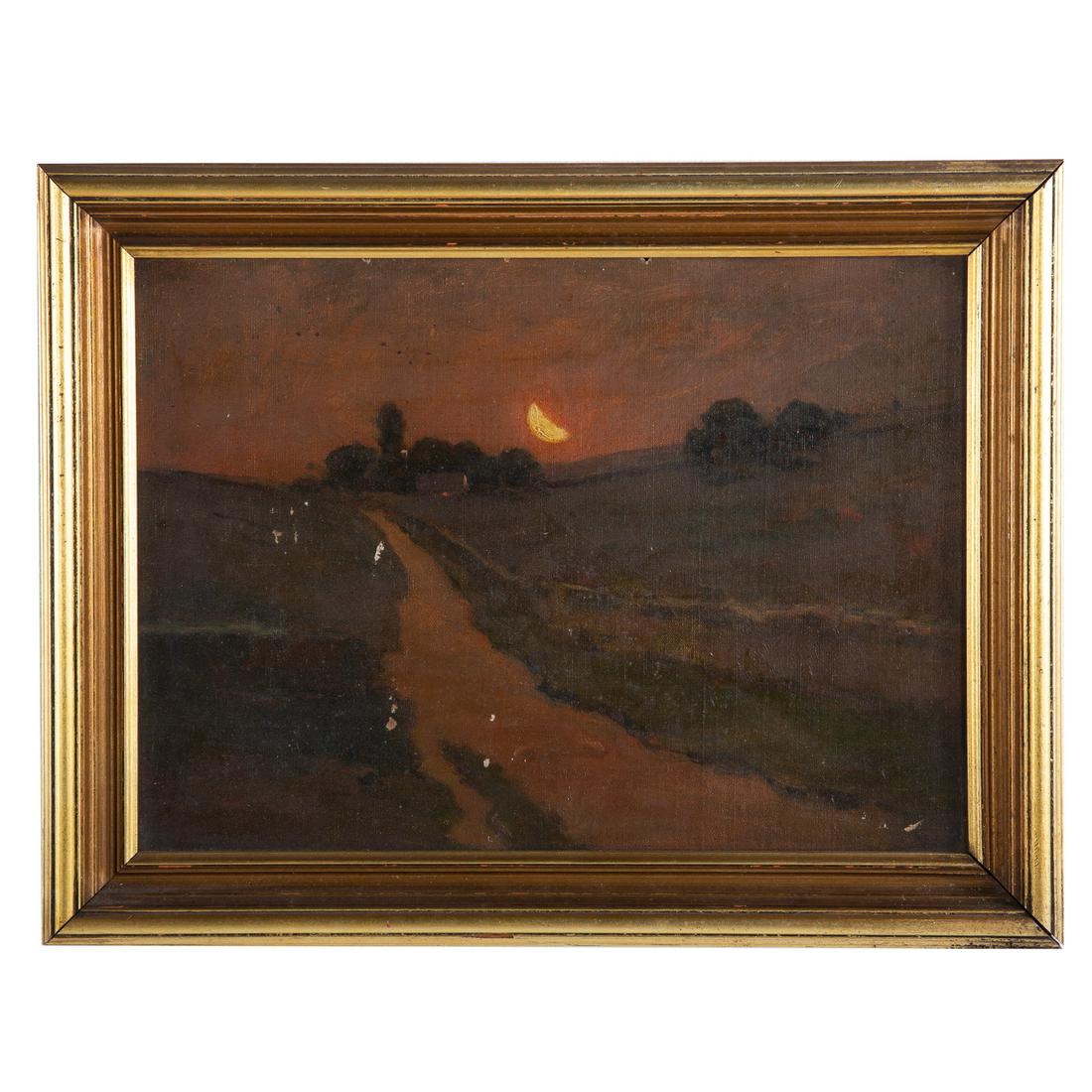 Max Weyl. Pastoral Sunset, Oil