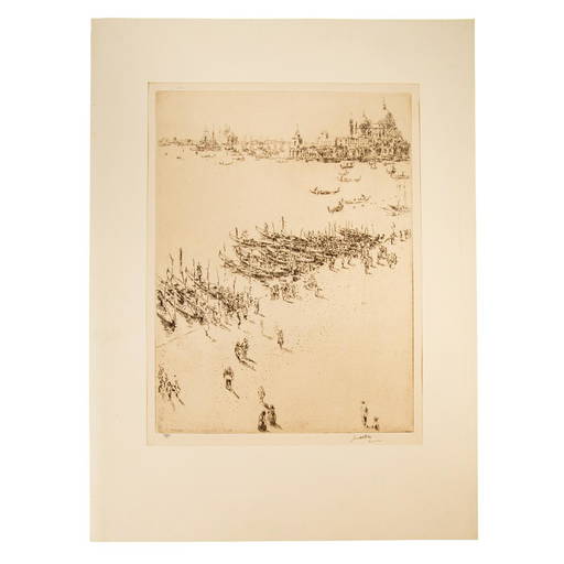 James Mcbey. "molo," Etching