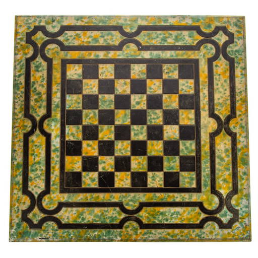 Continental Carved Hardstone Game Board