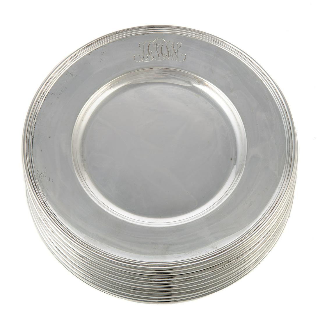 12 Gorham Sterling Bread & Butter Plates - Nov 03, 2022 | Alex Cooper in MD