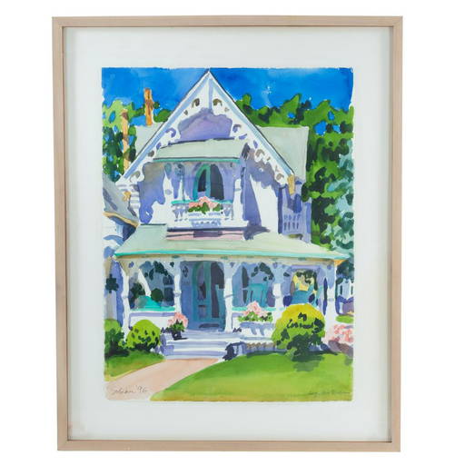 Greg Sobran. "Oak Bluffs," watercolor (#1211) on Dec 10, 2022 | Alex ...