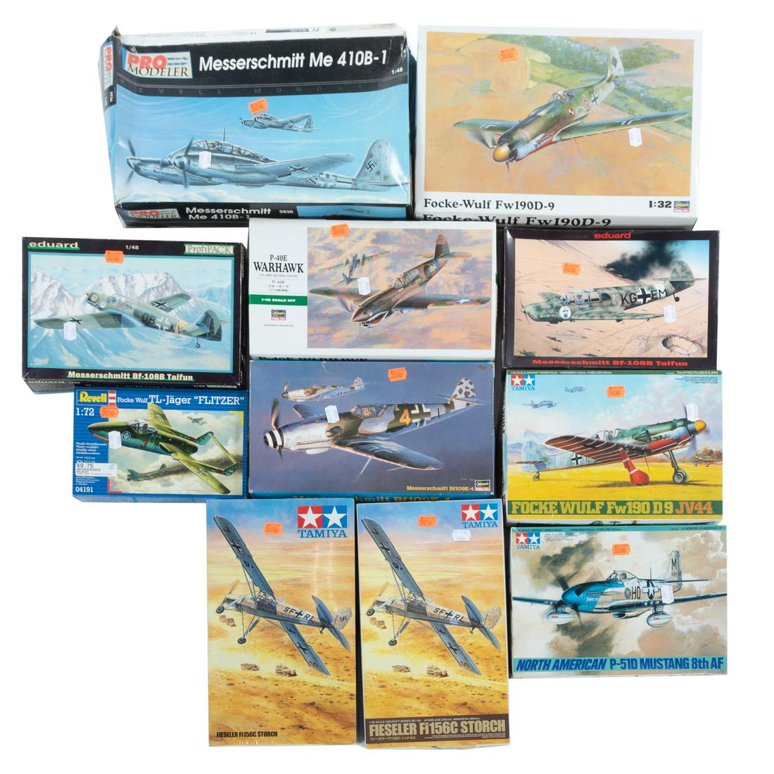 11 Wwii Fighter Plane Model Kits