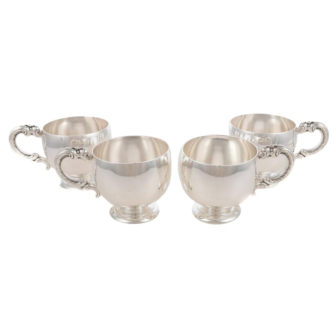 23 German Sterling Punch Cups Auction