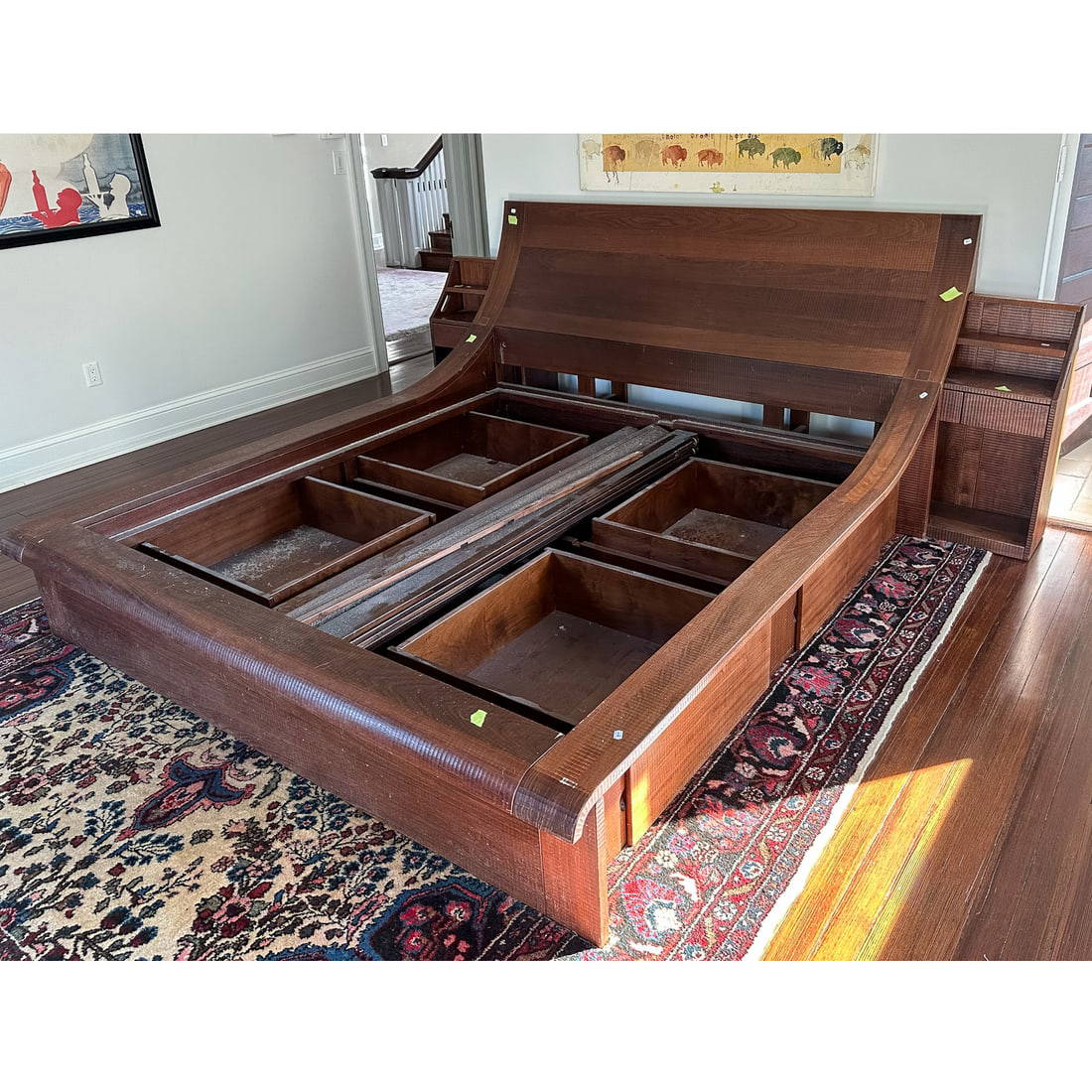Peruvian King-size Bed By Artesanos Don Bosco Auction