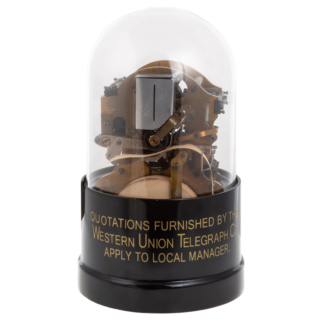 Very Rare Edison Self Winding Ticker Tape Machine Auction