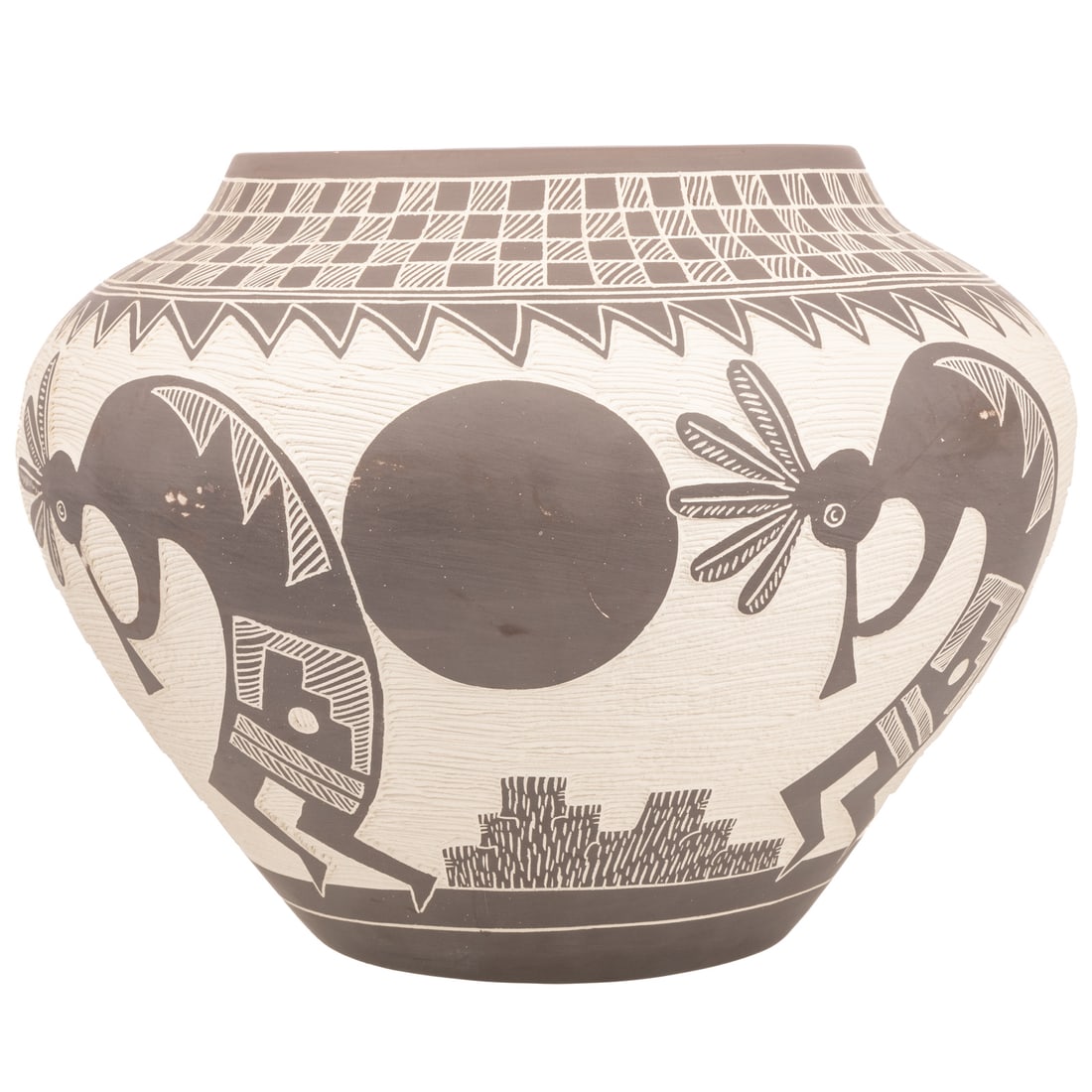 Large M & R Romero Acoma Pot Auction