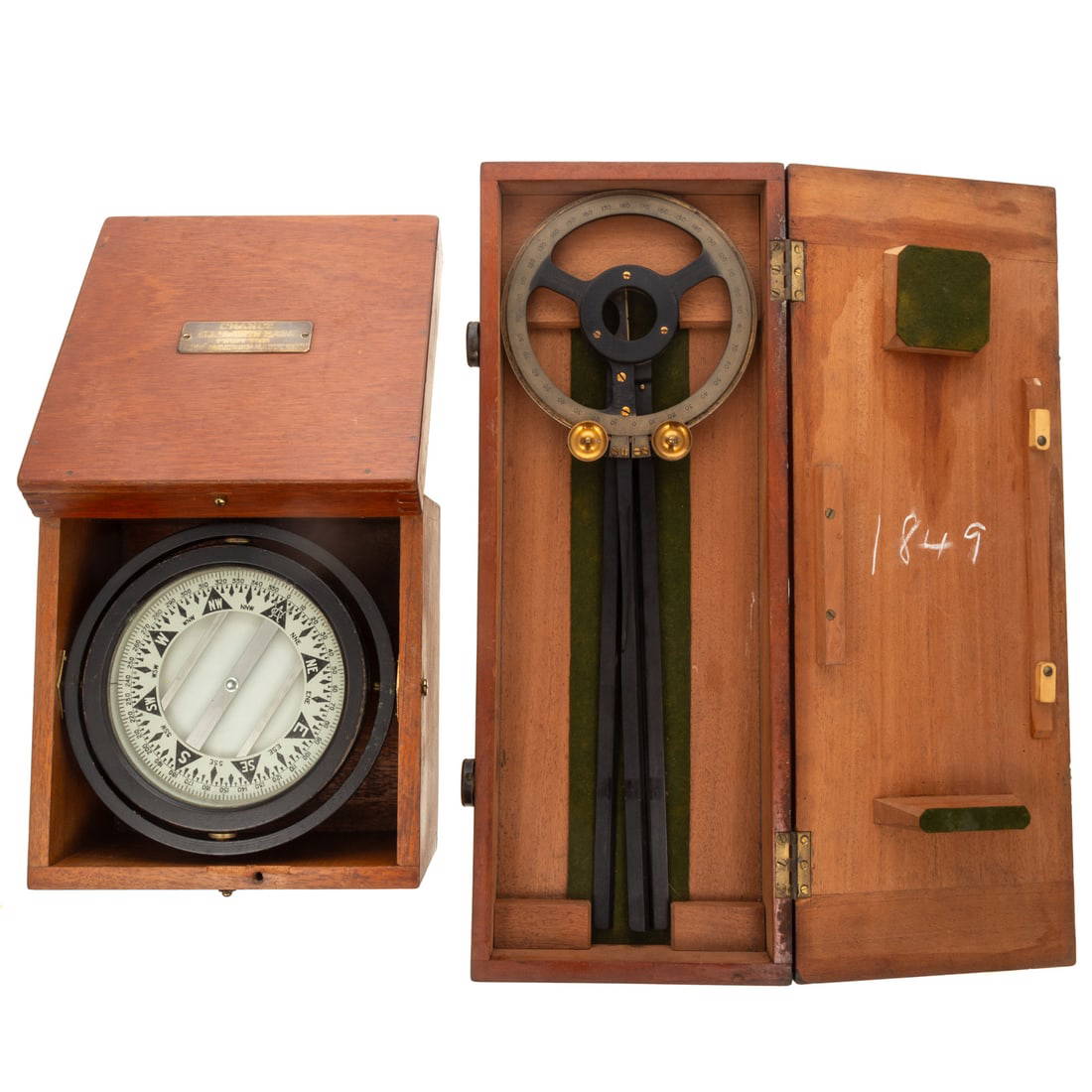 Nautical Compass & Surveyor's Station Pointer Auction
