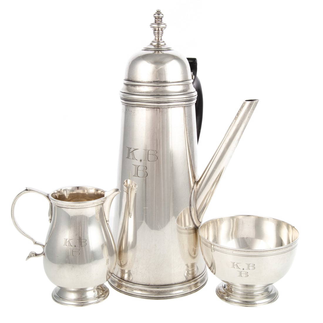 Stieff Sterling "williamsburg" Coffee Service Auction