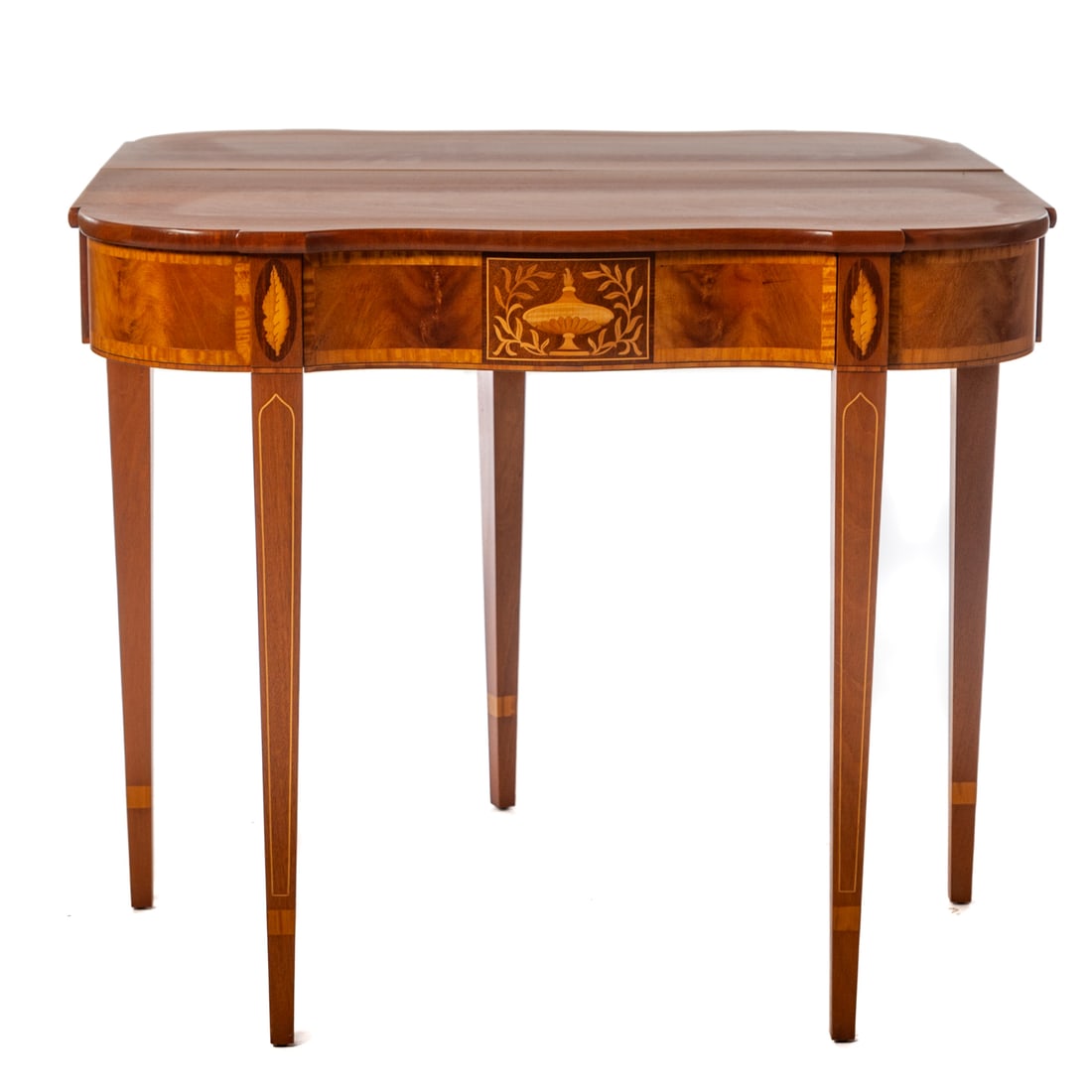 Berkey & Gay Federal Style Mahogany Games Table Auction