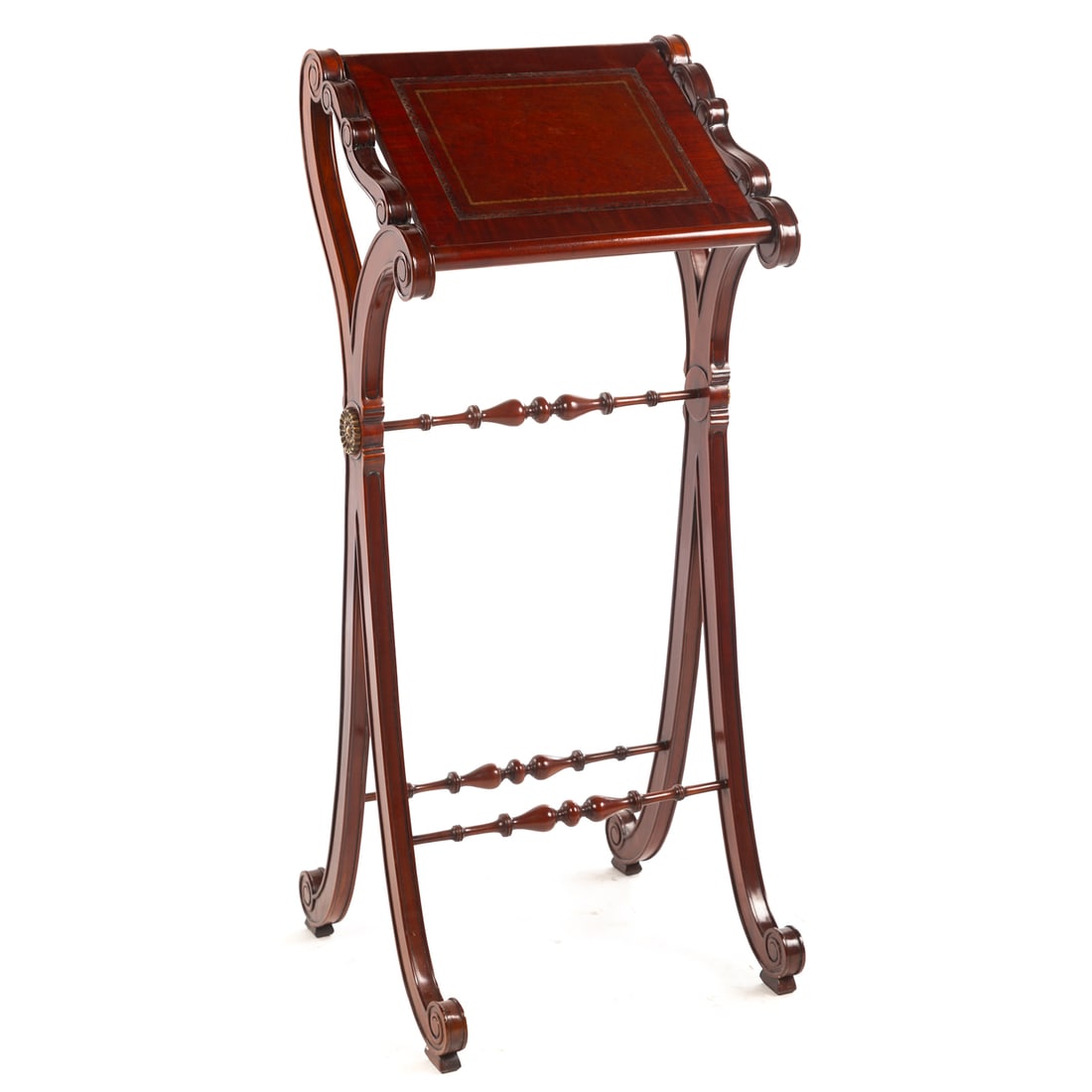 Classical Style Mahogany Lectern Stand Auction