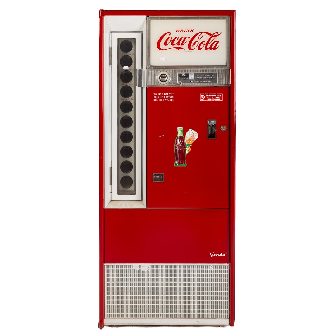 Vendo Coca Cola Machine Auction