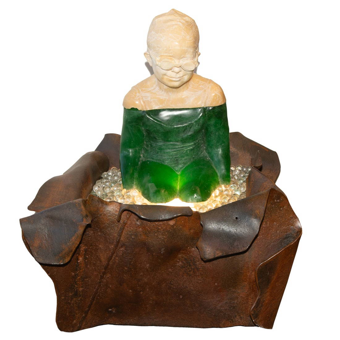 Dean Allison."mermaid," Mixed Media Sculpture Auction