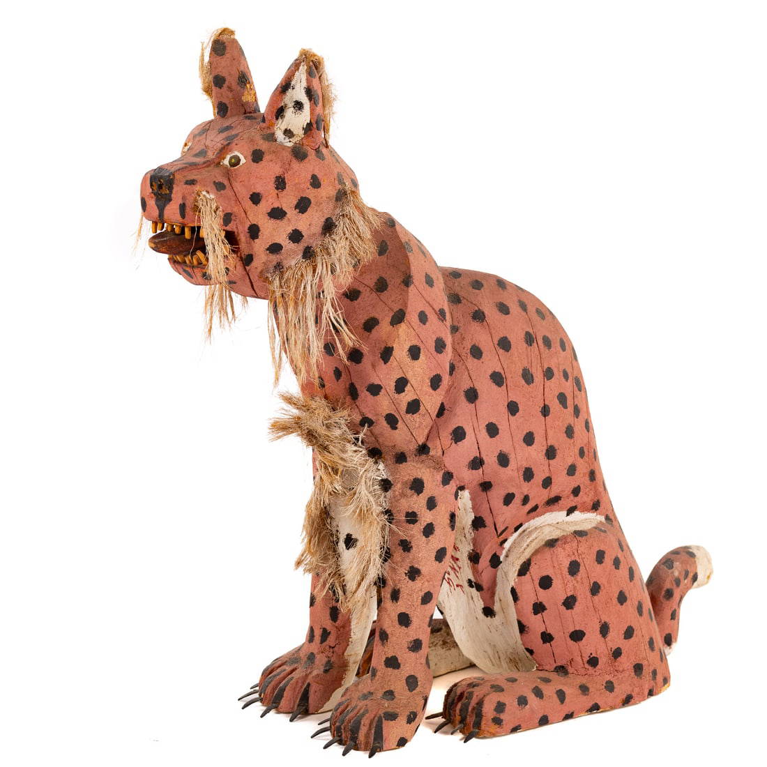 Felipe Benito Archuleta. "lynx," Wood Sculpture Auction