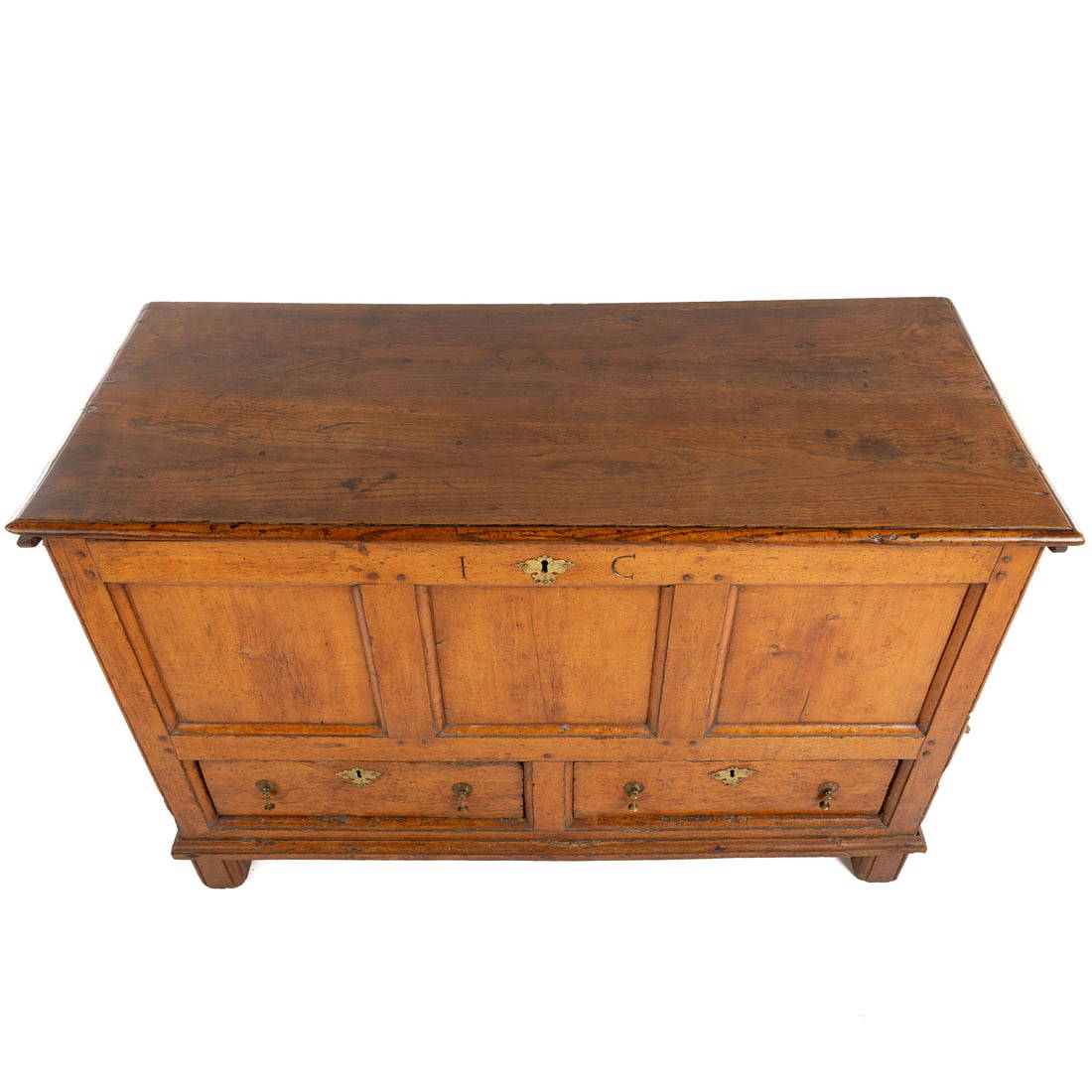 William & Mary Vernacular Walnut Blanket Chest Auction