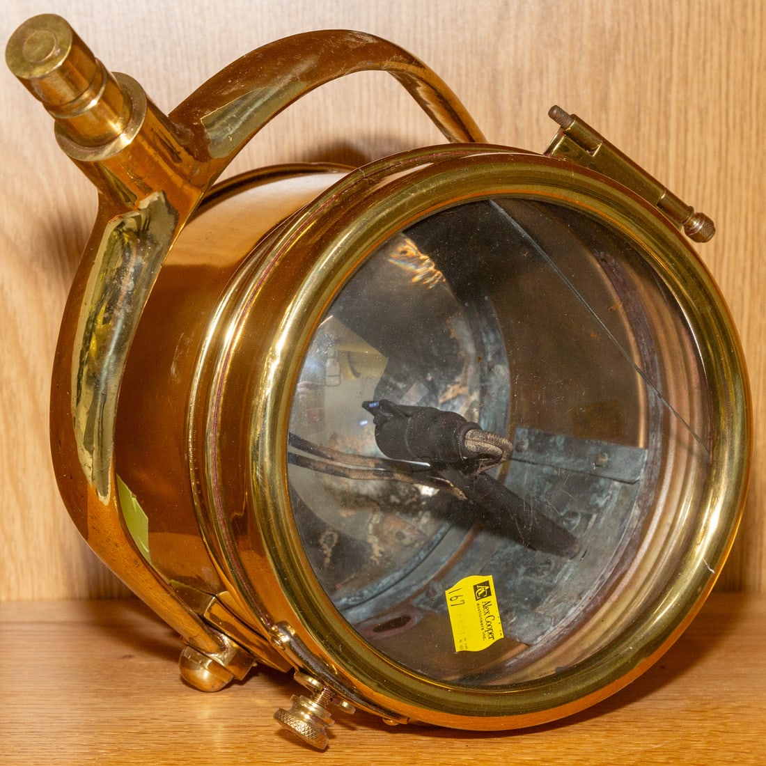 An Antique Brass Headlight Auction