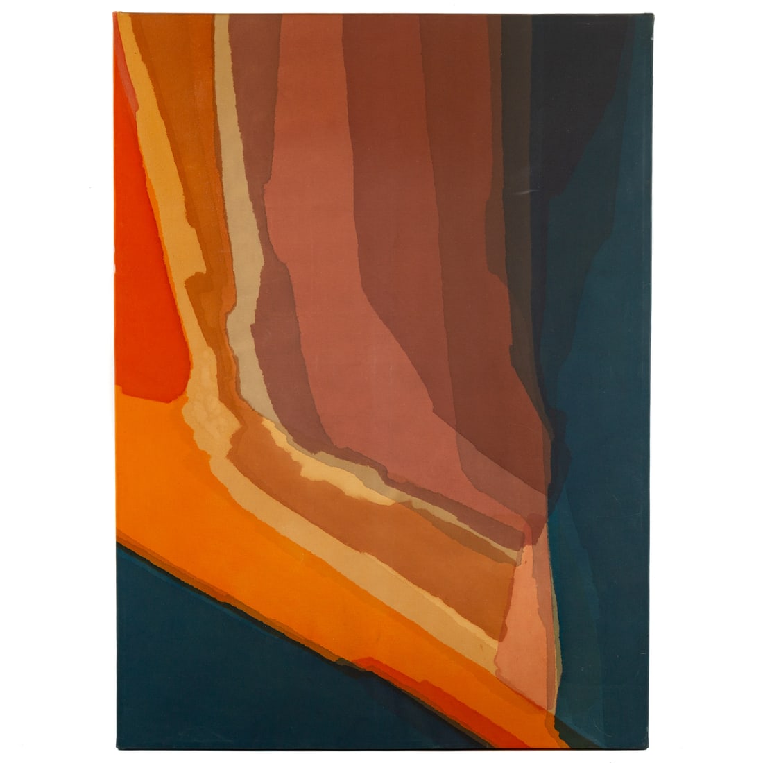 Connie Slack. "navajo Sandstone," Acrylic Auction