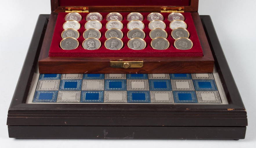 Franklin Mint Civil War Checker/chess Sets