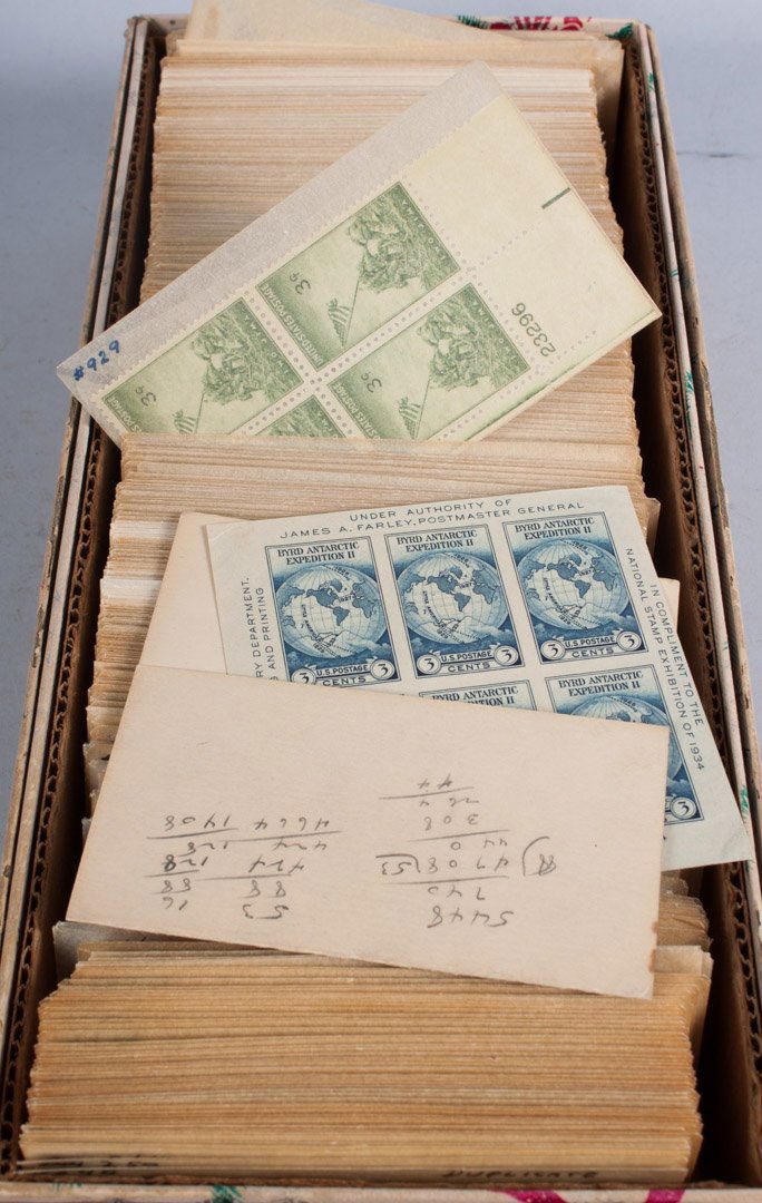 Collection Of U.s. Plate Blocks And Multiples