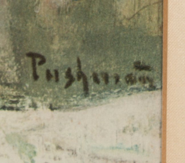 Hovsep Pushman "When Autumn is Here" litho. : Lot 1698