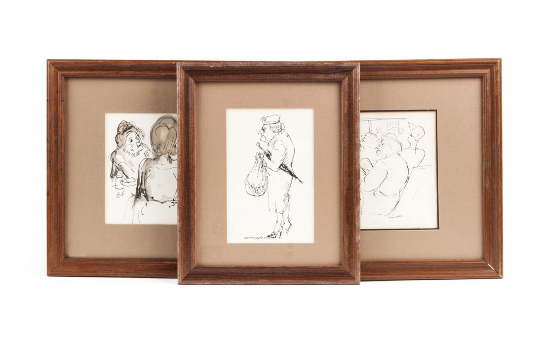 Aaron Sopher. Three pen and ink sketches - Mar 08, 2015 | Alex Cooper in MD