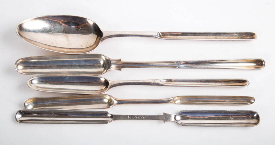 George Ii Sterling Silver Marrow Spoon