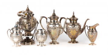 Stieff sterling silver full hand chased tea set - Jan 01, 2018 ...