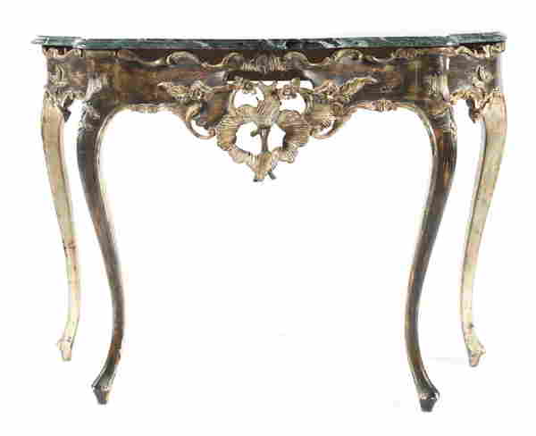 Italian baroque style carved painted side table - Aug 29, 2015 | Alex ...