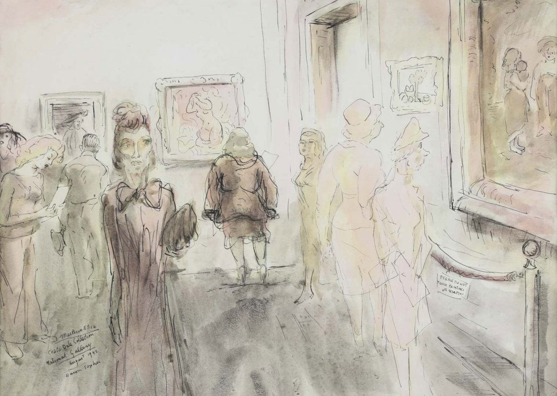 Aaron Sopher. "Museum No. 16," watercolor - Aug 29, 2015 | Alex Cooper ...