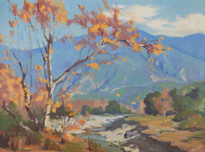 Doris Baker. Landscape Of Arroyo Seco, Oil