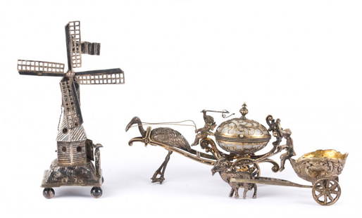 (3) Dutch J. Verhoogt Hoorn Silver Miniatures