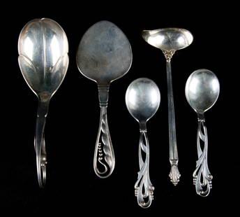 Georg Jensen Sterling Ladle Acanthus Pattern