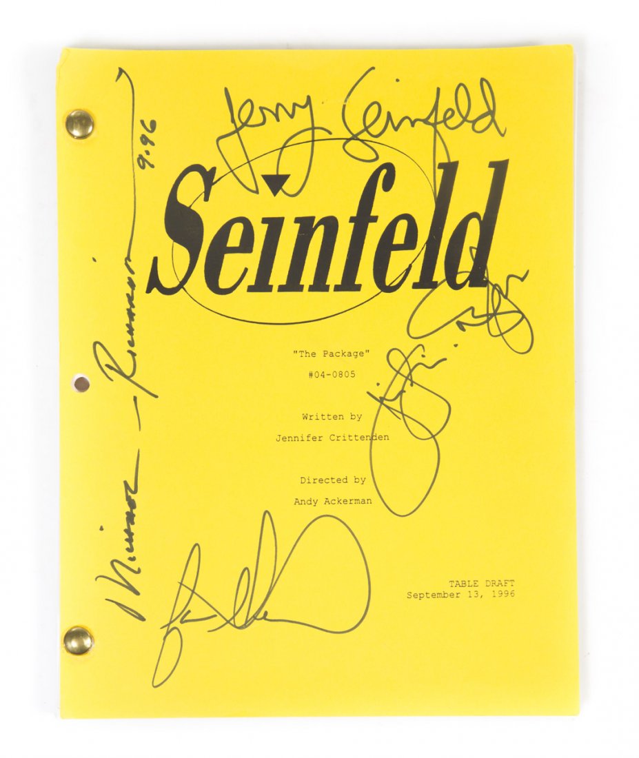 Seinfeld-cast signed script - Jun 18, 2016 | Alex Cooper in MD