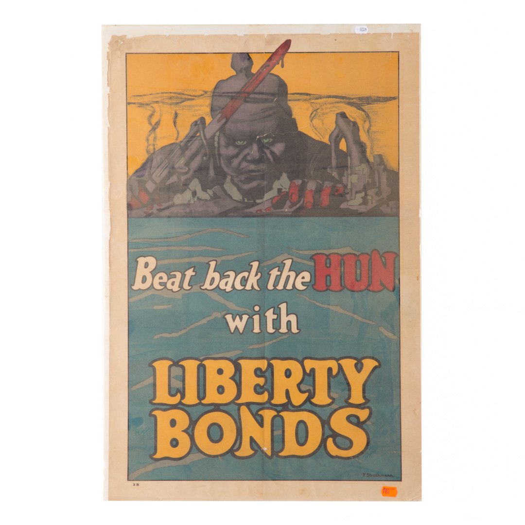 Poster, World War 1, Beat Back the Huns