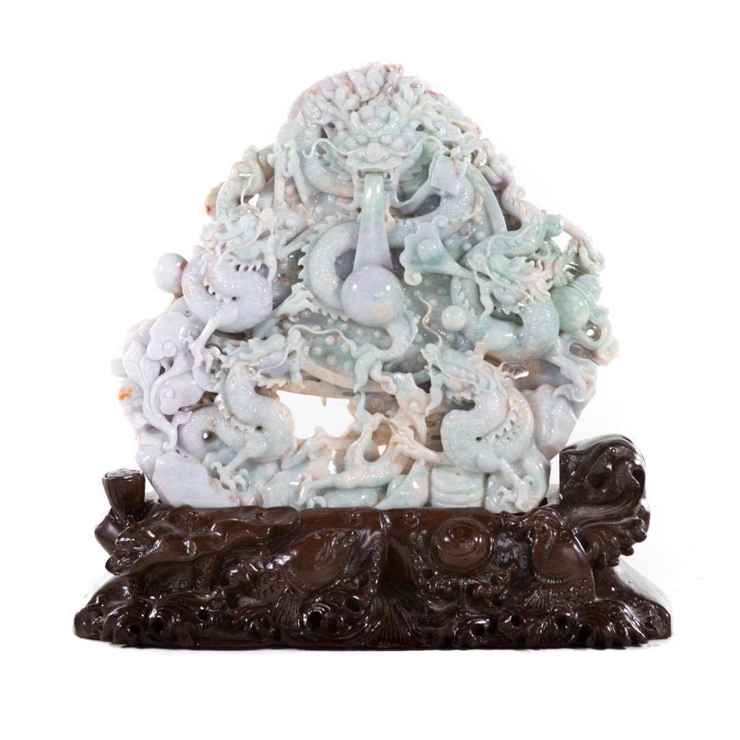 Chinese carved jade dragon sculpture - Dec 10, 2016 | Alex Cooper in MD