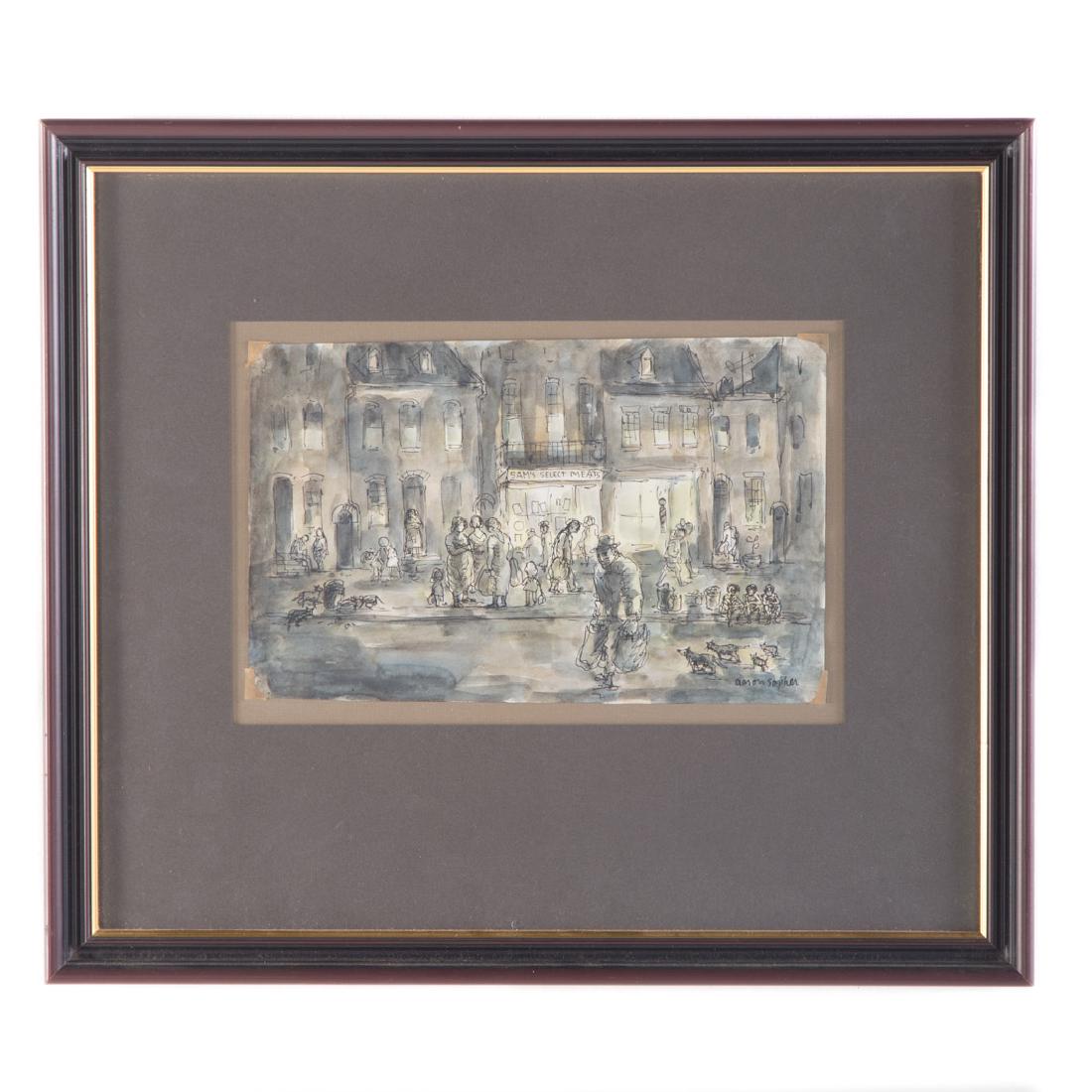 Aaron Sopher. Baltimore Street Scene, ink and w/c - Jan 28, 2017 | Alex ...