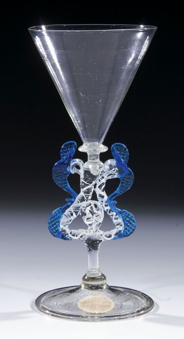 Fluegel Glas Glass Facon De Venice Dutch Cup Old