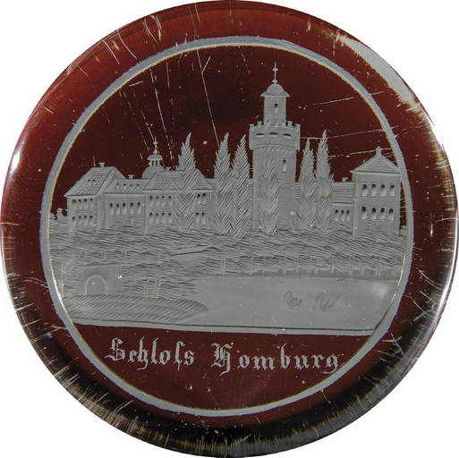 Paperweight With View ''homburg Castle''