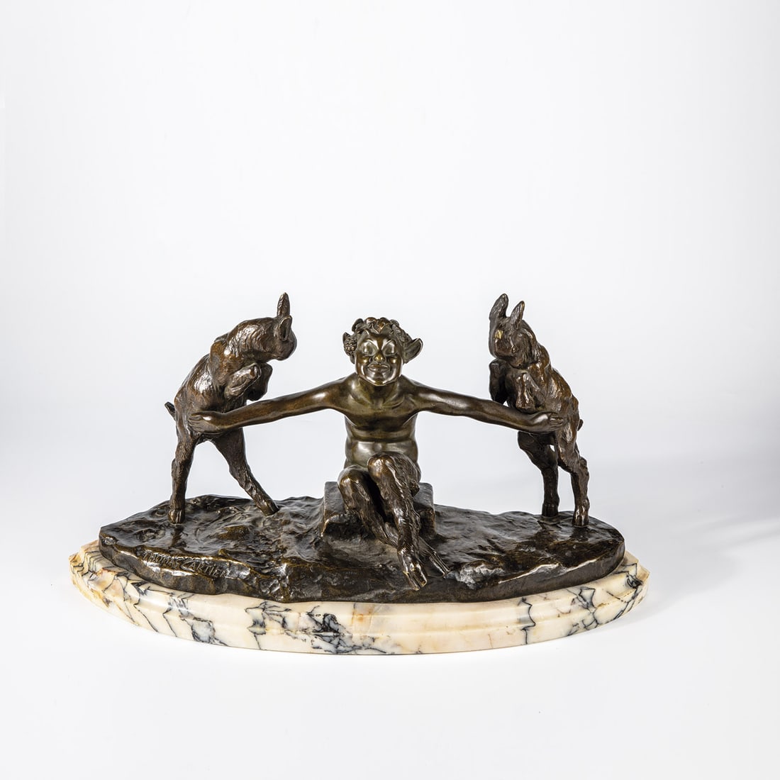 Faun With Goats Auction
