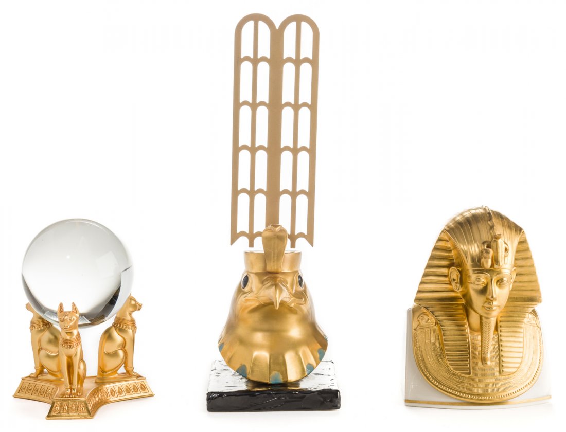 3 King Tut Egyptian Style Pieces