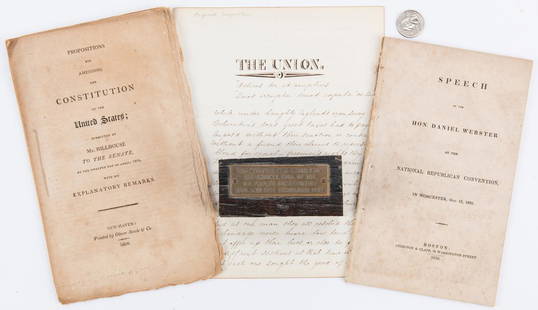 Uss Constitution Brass Plaque, 1927 Restoration