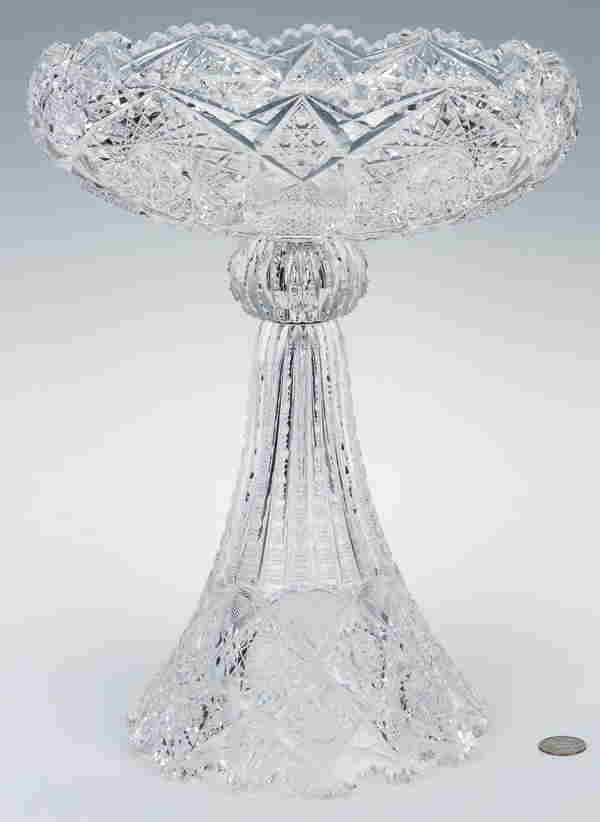 Brilliant Cut Glass Compote w/ Skirted Base (#0158) on Oct 05, 2019 ...