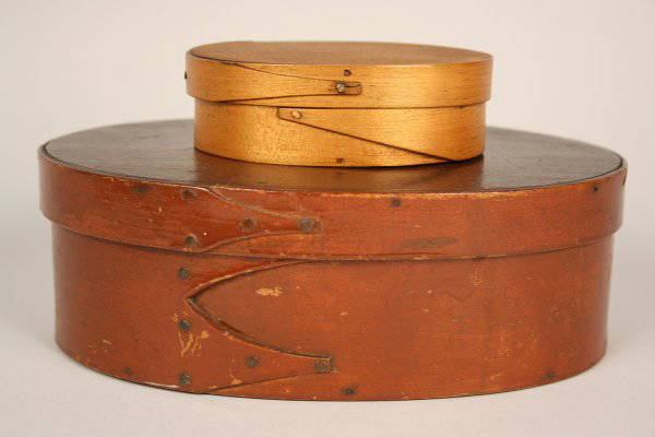 Two Oval Shaker Boxes