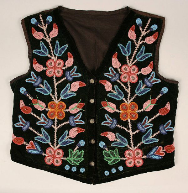 145: Cree Indian vest with provenance