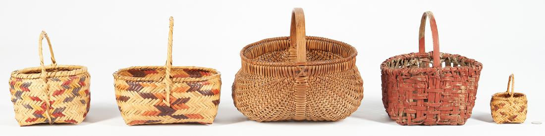 5 Baskets, Southern & Choctaw Baskets, incl. miniature - Jul 25, 2021 ...