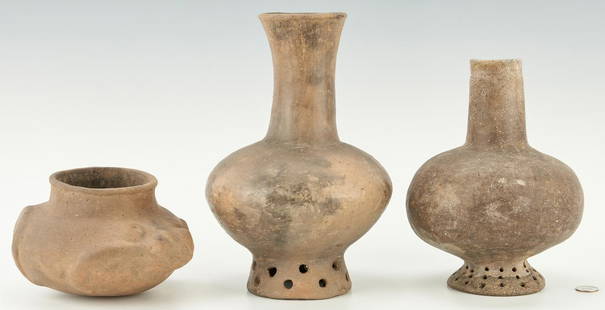 3 Mississippian Culture Pottery Pieces