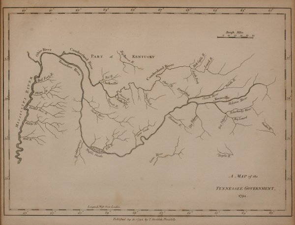 1794 Map Of Tennessee