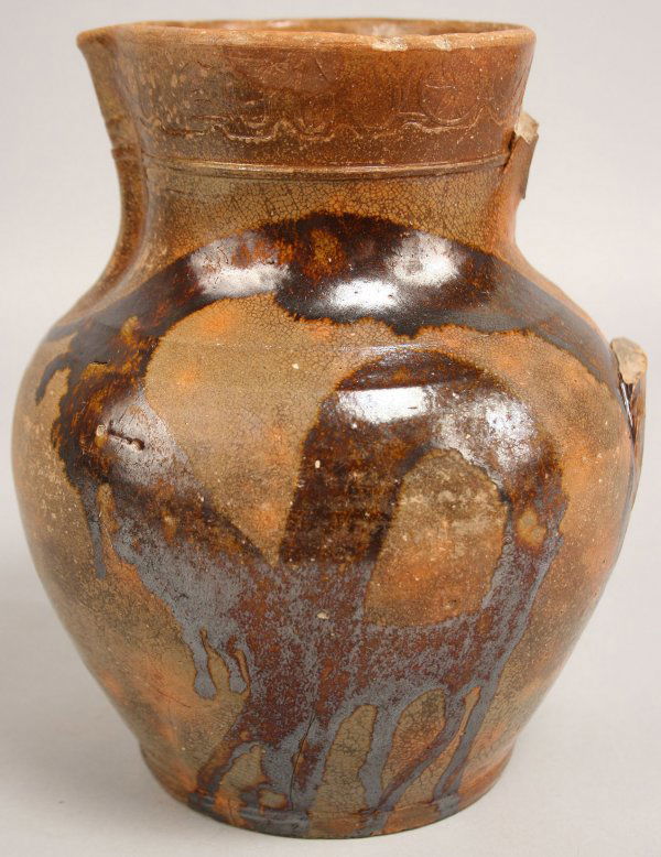 78: Tennessee redware pitcher, Christopher A. Haun