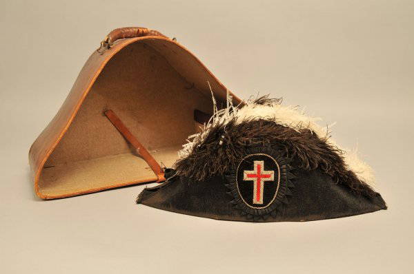 Masonic Plumed Hat And Case