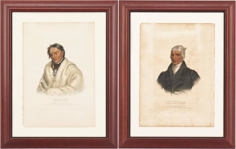 Pr. Mckenney And Hall Native American Lithographs