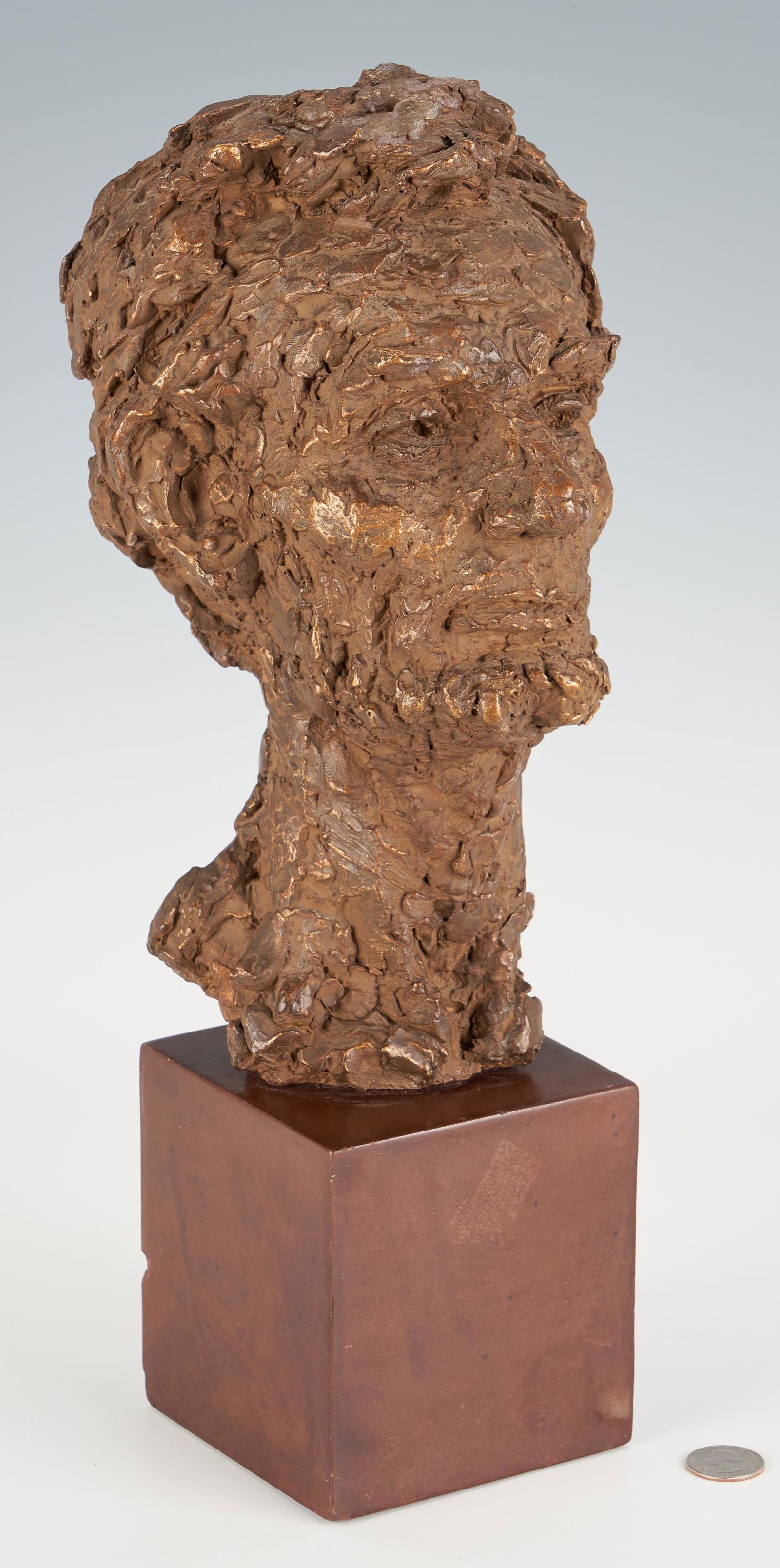 Robert Berks Bust Sculpture Of Abraham Lincoln